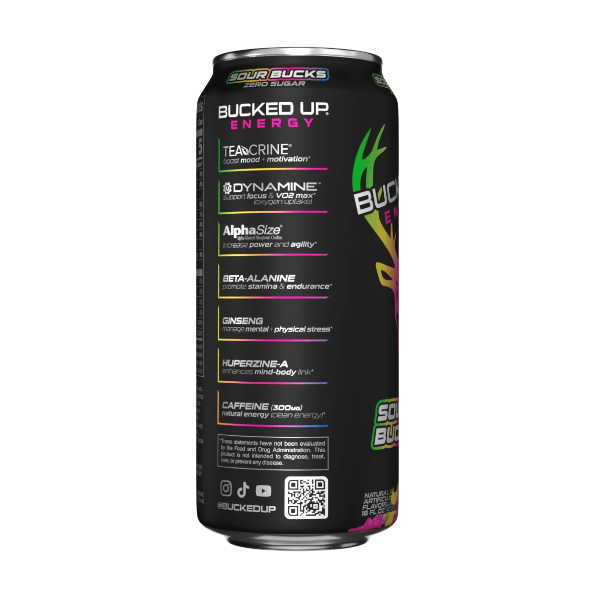 Bucked Up Energy (1 Case / 12 Cans) - Bucked Up